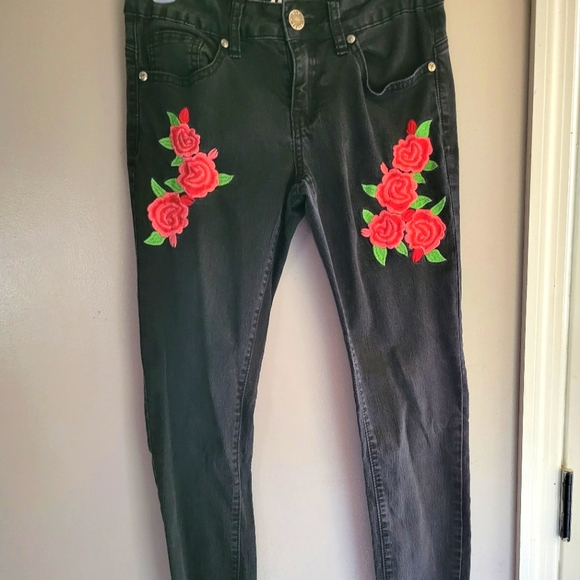 VIP | Jeans | Vip Jeans With Rose Details | Poshmark